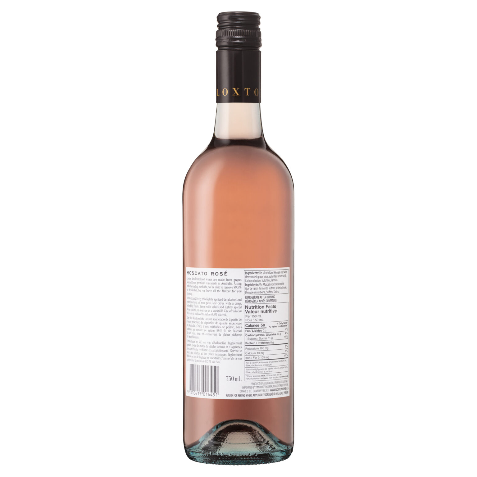 Loxton Moscato Rose - Australia Loxton Wines